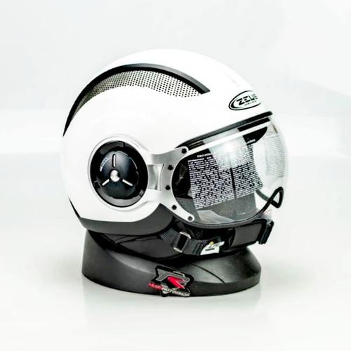 Jual ZEUS 218 WHITE PUTIH HELM RETRO PILOT M L XL HARLEY - Kota Bandung ...