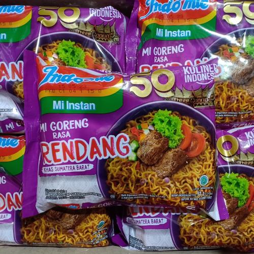 Jual Indomie Mi Instan Mi Goreng Rasa Rendang Khas Sumatera Barat ...