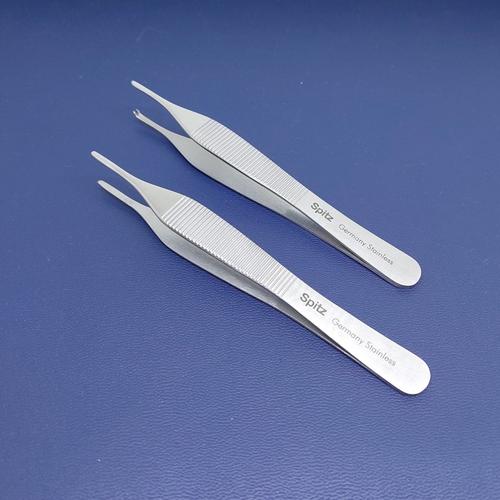 Jual Alat medis Adson Forcep 12cm Dressing / Tissue (1:2 teeth) - Spitz ...