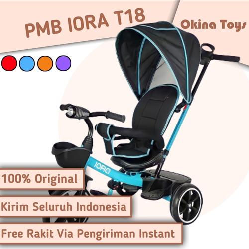 Jual Sepeda Anak Roda Tiga Pmb Iora T18 Sepeda Anak Kecil Musiik Lampu ...
