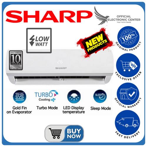 Jual SHARP AC 1/2 PK STANDARD AH-A5ZCY A5ZEY ZCYN SMART TURBO COOLING AC 05 - UNIT - Kota ...