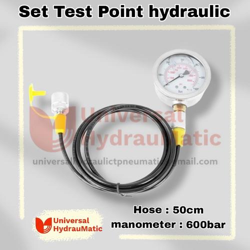 Jual Set Selang Test Point Hydraulic * 2-BSP1/4 + 0 ~ 600BAR/8500PSI ...