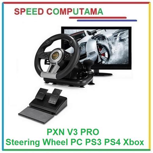 Jual PXN V3 Pro Driving Racing Steering Wheel PC PS3 PS4 Xbox - Kota ...