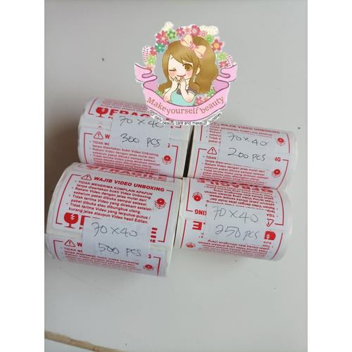 Jual Sticker Unboxing Fragile stiker tempel paket warning - UnboxFrag ...
