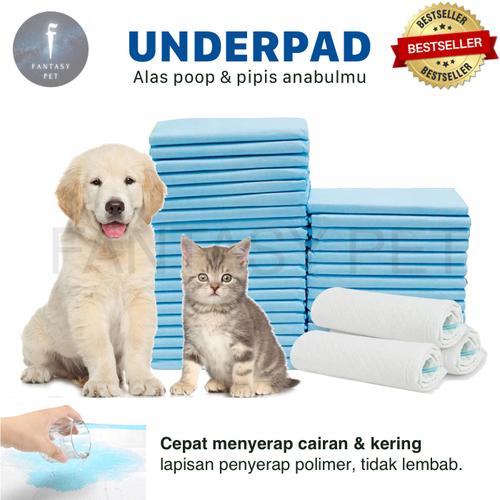Jual UNDERPAD ALAS PIPIS tatakan poop dan pipis kitten puppy kucing ...