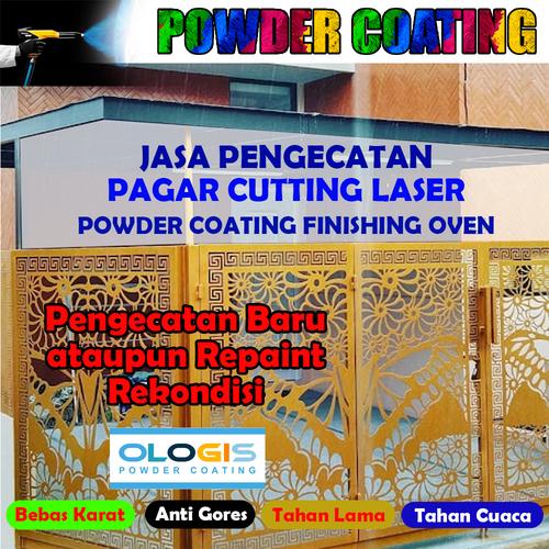Jual Jasa Pengecatan Pagar Cutting Laser Cat Pager Powder Coating Oven ...