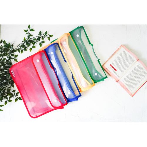 Jual Map Plastik Kancing 2 / Folio / Map Sekolah Transparan / Map ...