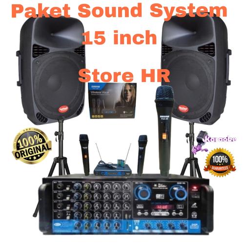 Jual paket sound system lapangan baretone 15 inch outdoor karaoke ...