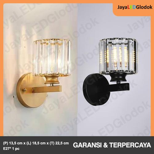 Jual Lampu Dinding Minimalis Kamar Ruang Tamu Hias Dekorasi Rumah Kaca ...