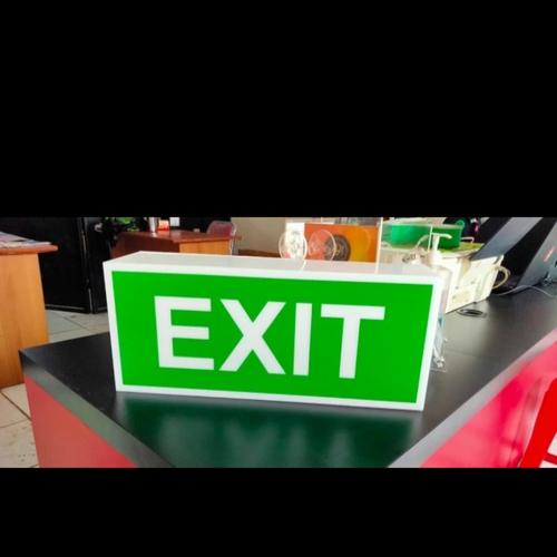 Jual lampu emergency exit box tempel. lampu emergency box emergency ...
