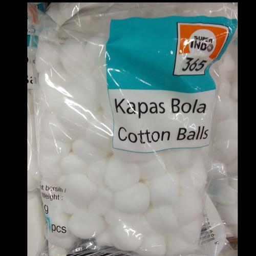 Jual KAPAS BOLA COTTON BALLS 60 GRAM ISI 100 PCS - Kota Tangerang ...