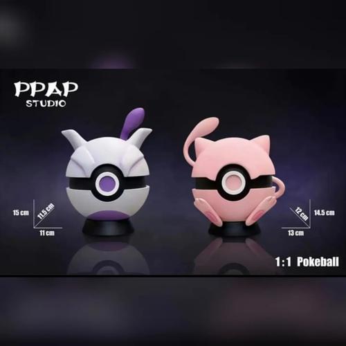 Jual POKEBALL MEW & MEWTWO BY PPAP STUDIO (PREORDER) RESIN STATUE ...