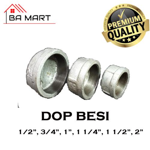 Jual Galvanis/Galvanise Dop Cap Drat Dalam 1/2 - 2" inch/Besi/Tutup - 1 ...