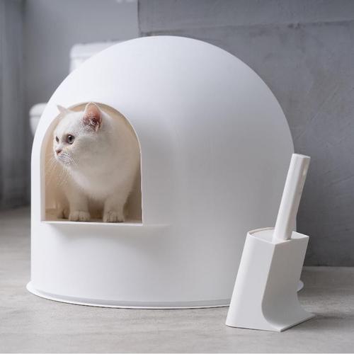 Jual PIDAN Igloo Cat Litter Box White - Kab. Tangerang - The Pet Bar ...