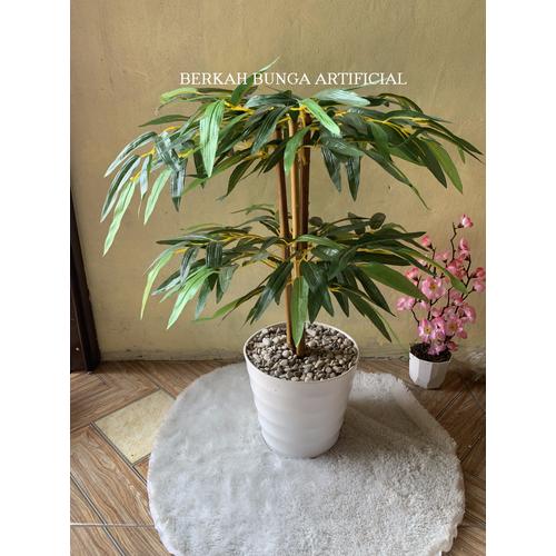 Jual Pohon Bambu Artrificial Bambu Plastik Bambu Kuning Daun Bambu ...