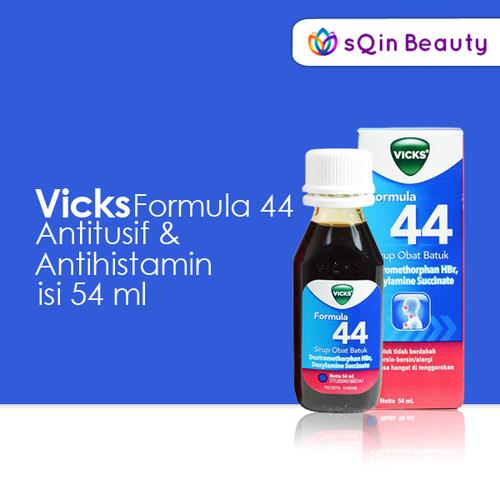 Jual Vicks Formula 44 Antitusif & Antihistamin 54 ml/ Obat Batuk dan ...