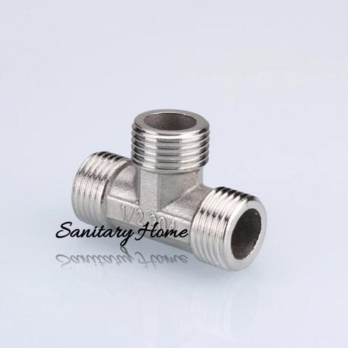 Jual Nepel T drat luar stainless / sock T luar 1/2inch stainless ...
