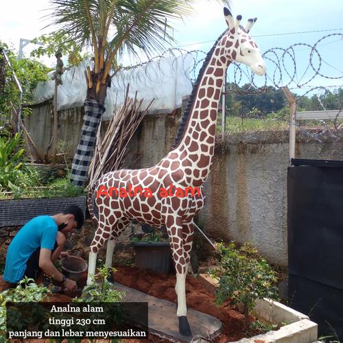Jual patung jerapah semen/patung jerapa/patung taman - dp - Kota Depok ...