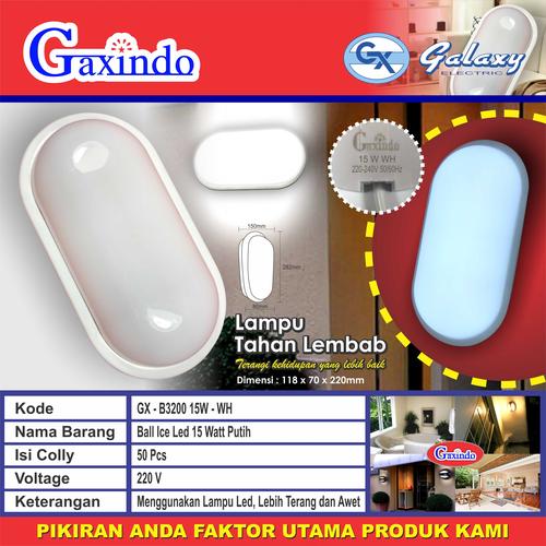Jual SALE Lampu kapal ball ice led putih body hitam warm white 15w 20w ...