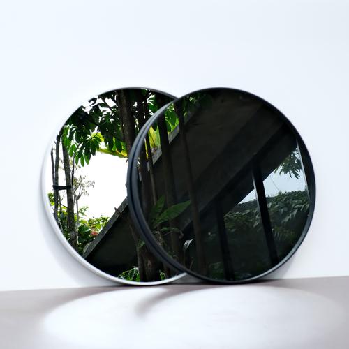 Jual cermin bulat/cermin dinding/cermin toilet/cermin kamar/cermin dia ...