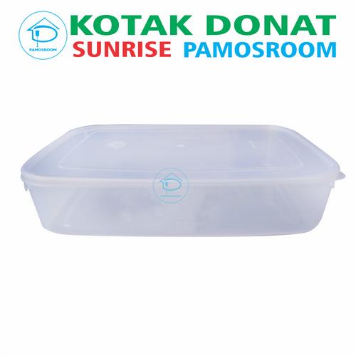 Promo Pamosroom Tempat Donat Box Plastik Kotak Makan Kue Bolu Basah ...