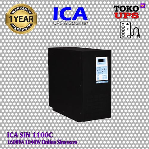 Promo UPS ICA SIN 1100C SIN1100c 1600VA 1040 Watt UPS Online Pure Sine ...