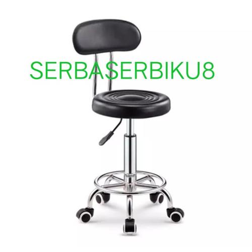 Jual KURSI BULAT HIDROLIK SALON LABORATORIUM /KURSI IMPORT RODA BAR ...