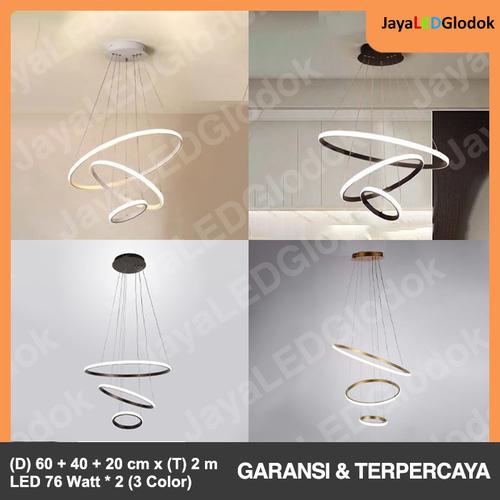 Jual Lampu Gantung Plafon Minimalis Ruang Tamu Kamar Makan LED Void Tangga - Jakarta Barat ...