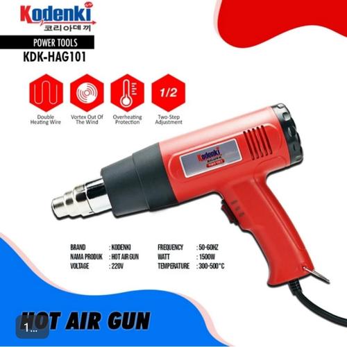 Jual hot air gun-heat gun 1500 watt pistol pemanas hot gun - Kota ...