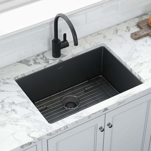 Jual Kitchen sink 5040 hitam kran dinding /Bak cuci piring 5040 kran ...