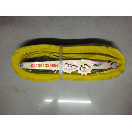 Jual Tali Ratchet Tie Down Cargo Lashing Belt Webbing 5 TON x 12 M ...