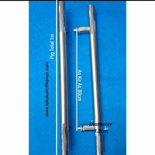 Jual Pull Handle PH DL802 32x800x1000 PSS+SSS Pipa Bulat 1m Stainless ...