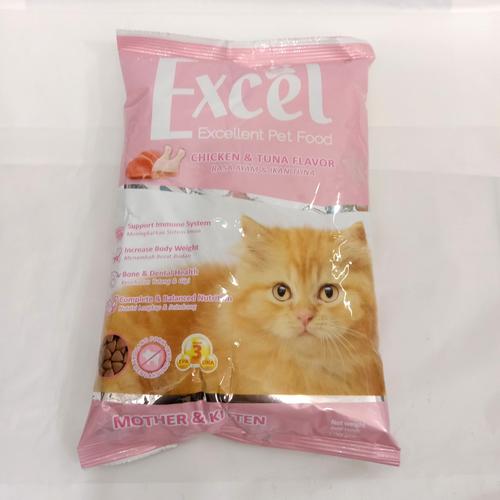 Jual EXCEL CAT FOOD MOTHER & KITTEN 500 GR - CHICKEN & TUNA FLAVOR ...