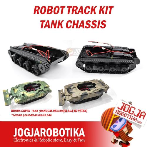 Jual SASIS ROBOT TRACK KIT TANK CHASSIS SMART ROBOT ARDUINO - Kab ...