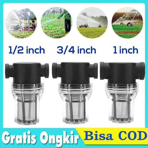 Jual Filter Pipa Air Irigasi Taman Transparan 1 inch, 1/2 inch, 3/4 ...