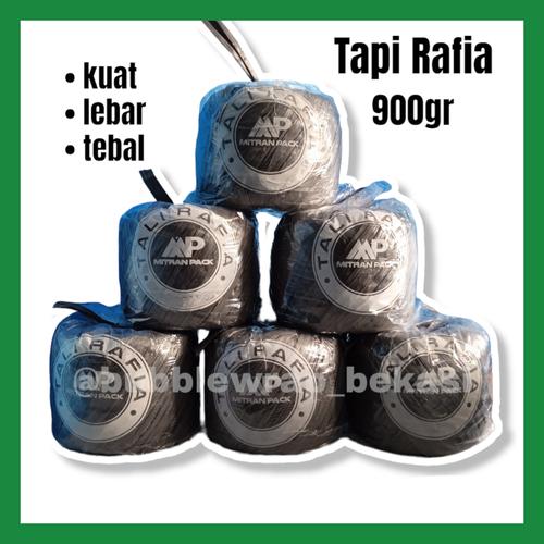 Jual Tali rafia roll gulungan besar 900gr - Hitam - Kota Bekasi ...