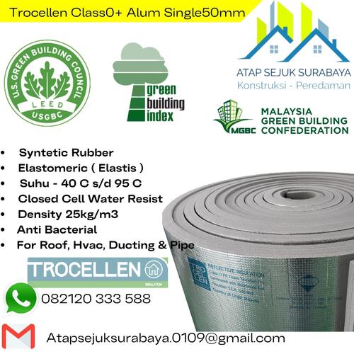 Jual Insulasi Thermal Foam Alumunium Single Side Trocellen Pro 50mm ...