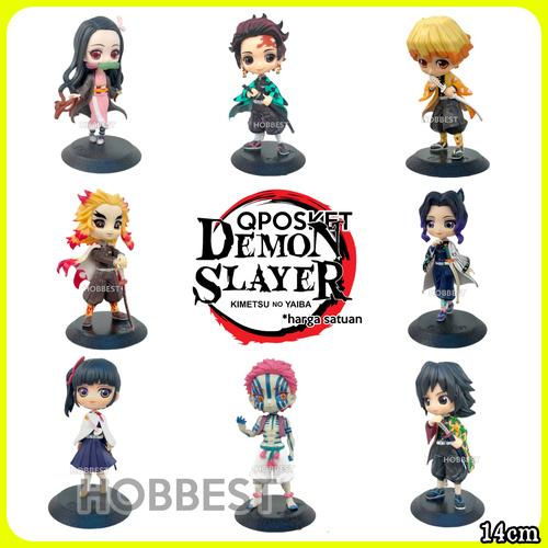 Jual QPOSKET KIMETSU NO YAIBA Action Figure Miniatur Pajangan Demon ...