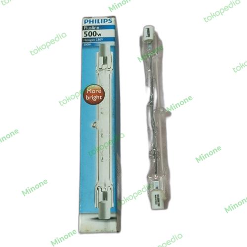 Jual Bola Lampu Halogen 500w 500watt 500 w R7s 230v Plusline PHILLIPS ...