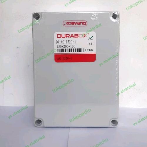 Jual Junction Box 125x200x130mm Panel Box Plastik ABS Durabox + Base ...