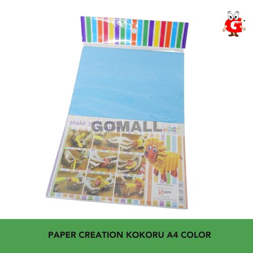 Jual kertas kokoru A4 / color corrugated paper craft - Kota Denpasar ...