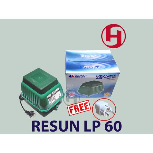 Jual ORIGINAL RESUN AERATOR LP 60 POMPA UDARA LOW NOISE AIR PUMP BLOWER ...