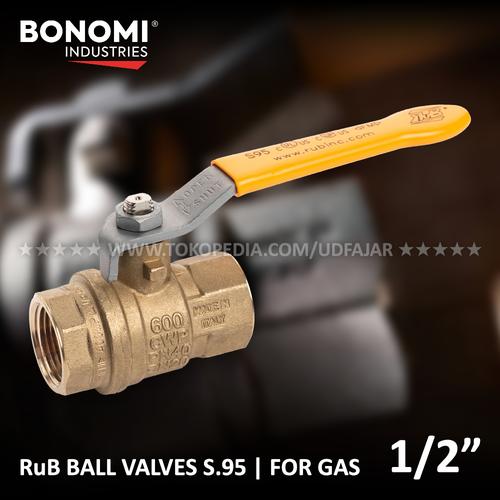Jual RuB S.95 NPT - Ball Valve For Gas - Made in Italy - 1/2" inch ...