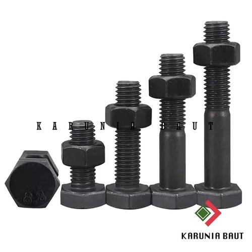 Jual BAUT & MUR M12 BAJA HITAM DRAT 12 MM PITCH 1.75 MM KUNCI RING PAS 19 - 12X60 - Kota Bandung ...