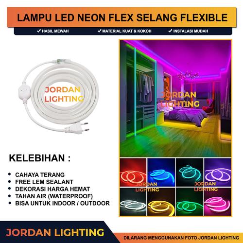 Jual Lampu Neon Flex LED Selang Neonflex Flexible Permeter 220v ...