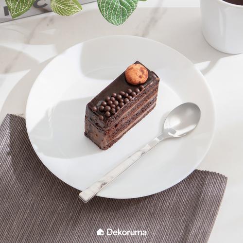 Promo Dekoruma SIKA Set Sendok Dessert Handle Marble Putih isi 2 Pcs ...