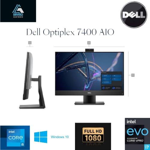 Jual DELL OPTIPLEX 7400 PC AIO i5-12500 8GB RAM 256GB SSD 23.8 INCH FHD ...