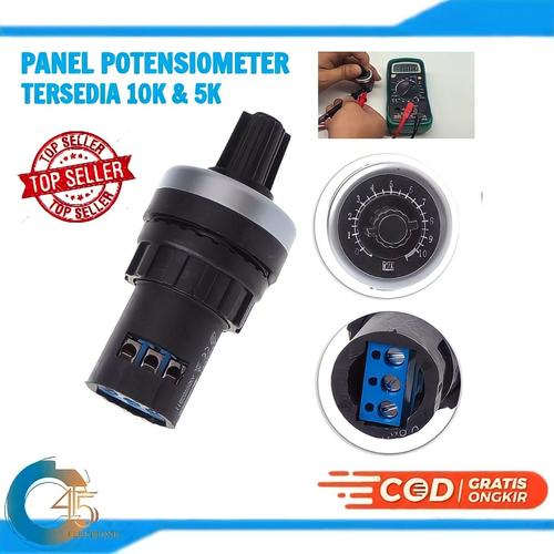 Promo Potentiometer Potensiometer 22mm Panel Potensio Knob ...