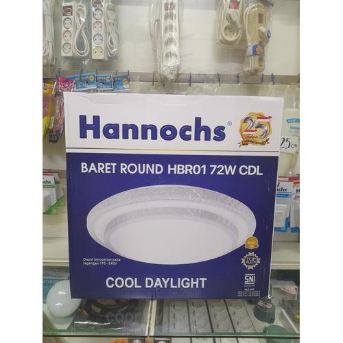 Jual LAMPU LED HANNOCHS BARET ROUND HBR01 72W COOL DAYLIGHT - Kota ...