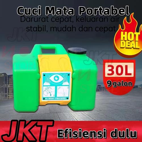 Promo Safety Eyewash Protable Emergency Pencuci mata 9 Galon(mirip Haws ...